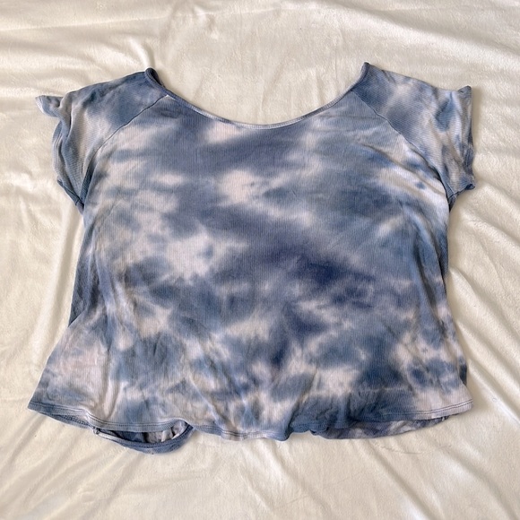 Hummingbird | Tops | Hummingbird Exposed Back Short Sleeve Top | Poshmark